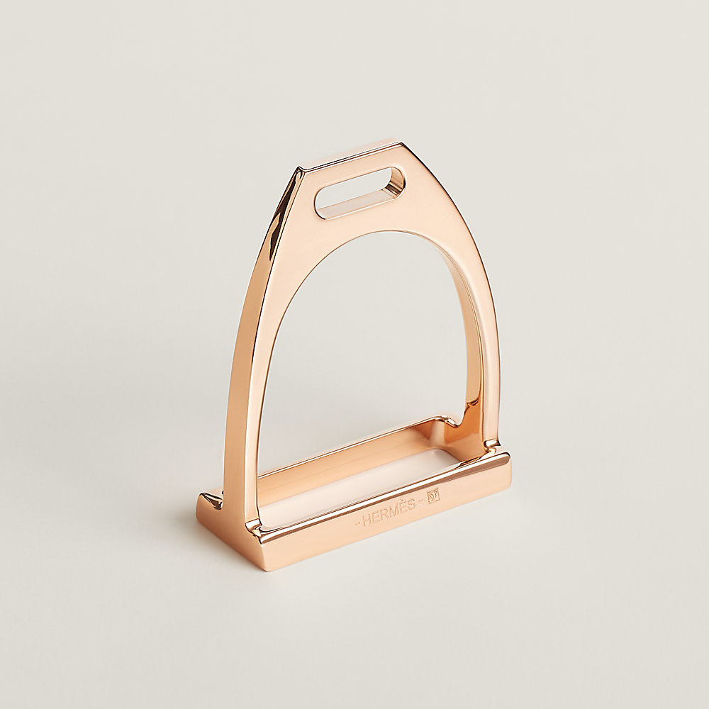 Etrier 90絲巾環 - 粉色 | Hermès 愛馬仕台灣地區官網